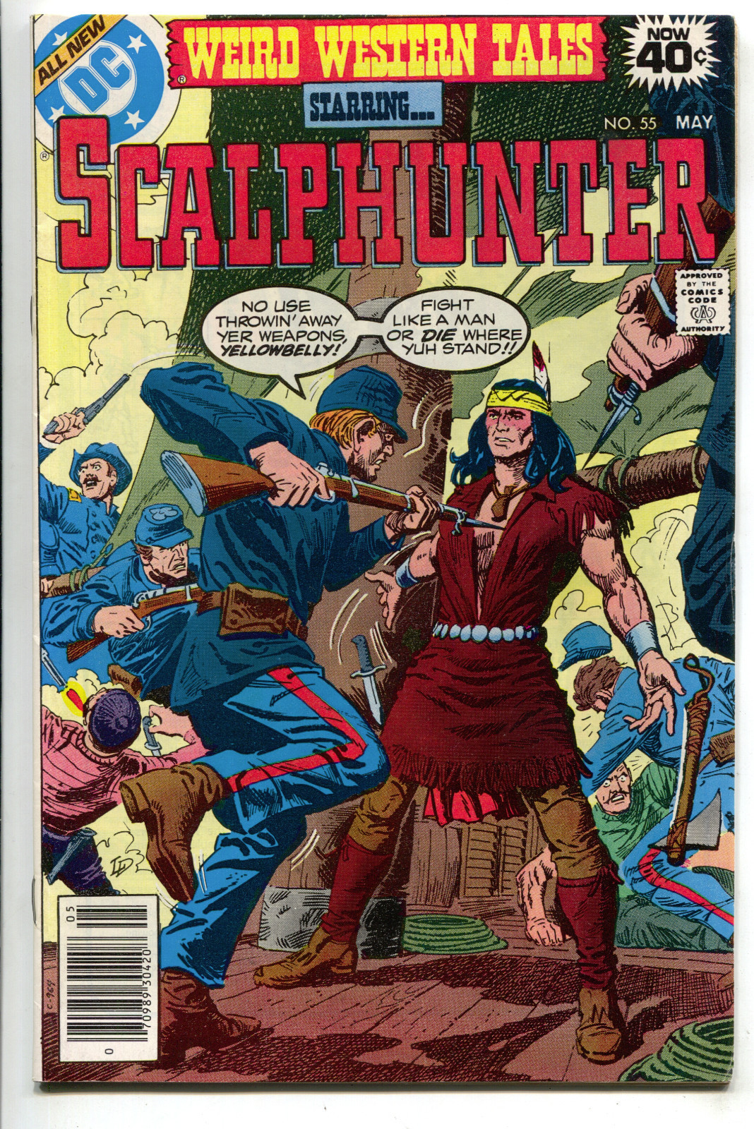 Weird Western Tales 55 DC 1978 VF Scalphunter Luis Dominguez | eBay