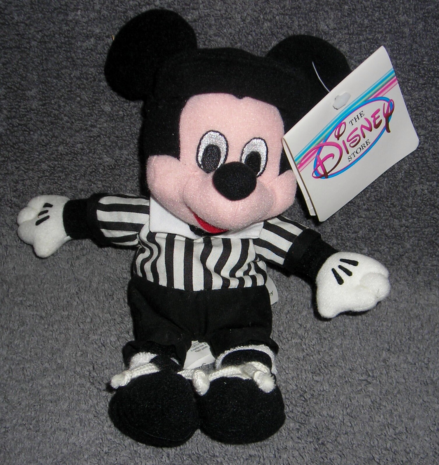 DISNEY STORE EXCLUSIVE MICKEY MOUSE REFEREE 8" PLUSH BEAN BAG TOY | eBay