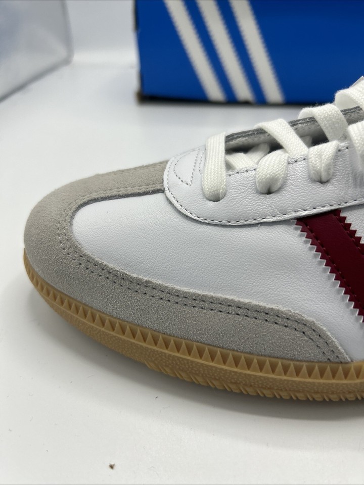 Adidas Men's Samba OG Sizes 12 White Burgundy Gum |IF3813| | eBay