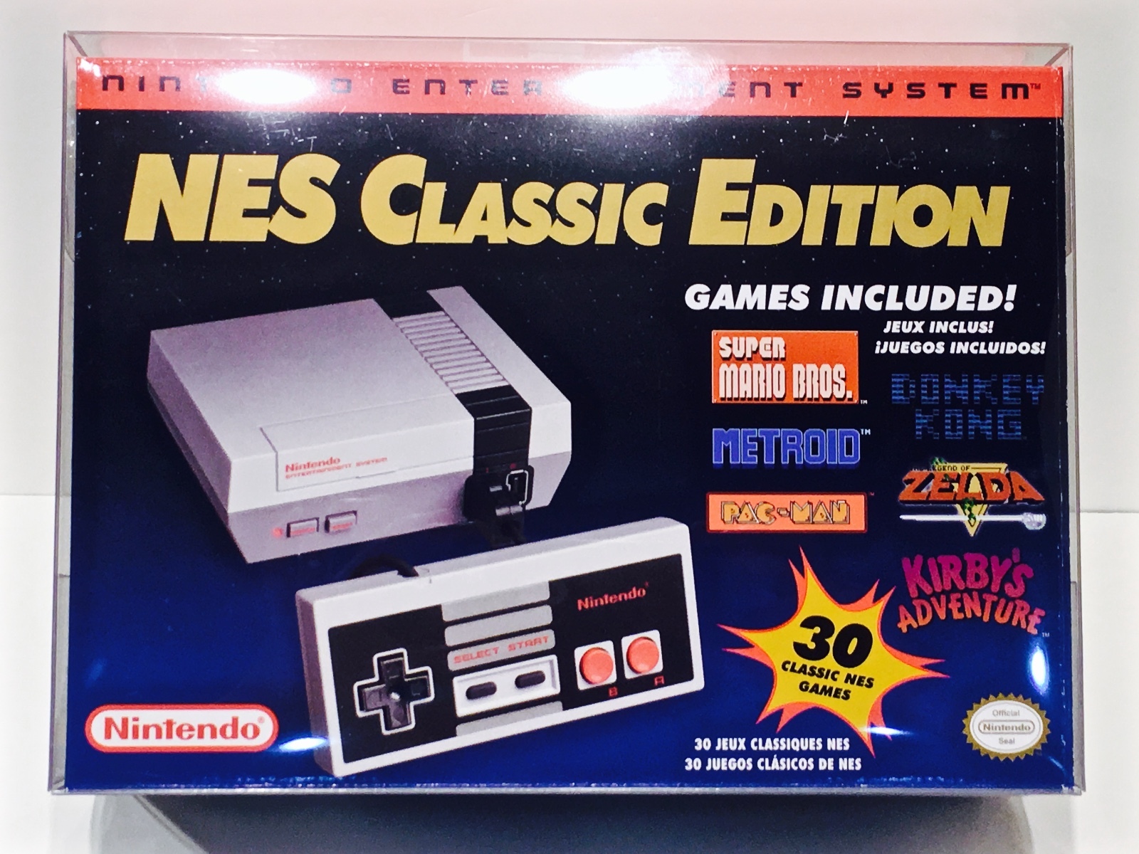 1 Box Protector for SNES and NES CLASSIC EDITION MINI CONSOLE Nintendo ...