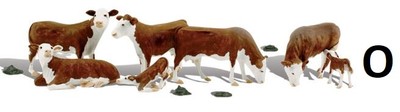 O Scale - HEREFORD COWS - Set contains11 pieces, WOO-A2767 | eBay
