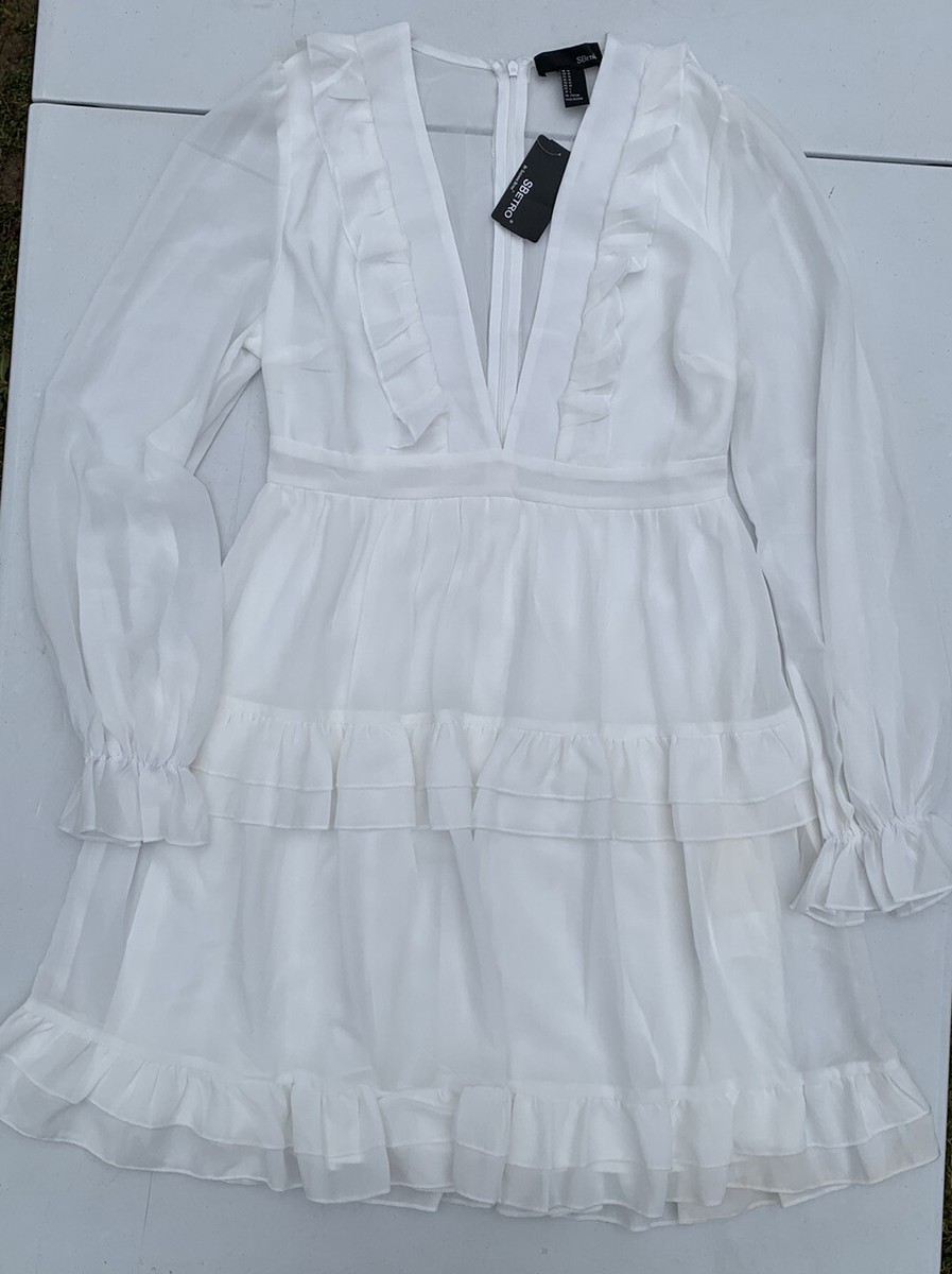 Plain White Dresses For Juniors Simple White Discount Dress For Kids
