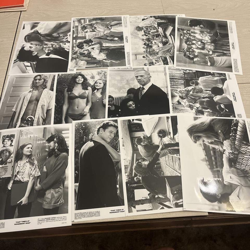 1982 FAST TIMES AT RIDGEMONT HIGH Original Presskit w/Stills Sean Penn ...