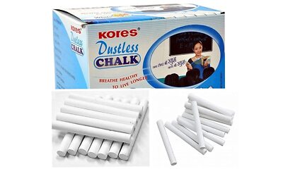 White Dustless Chalk, pack of 50 pc | eBay