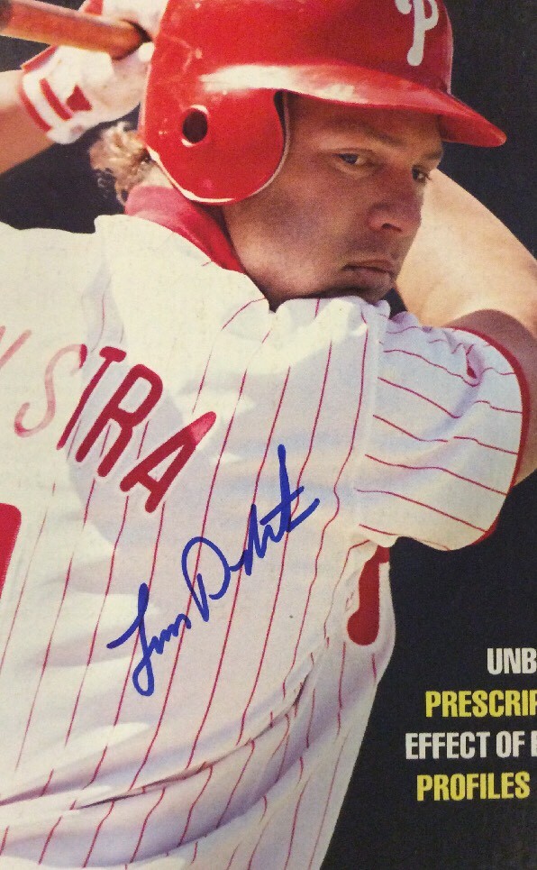 Lenny Dykstra Autographed 1994 Phillies Magazine Signed | eBay