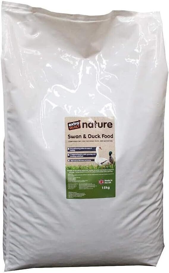 Swan and Duck Food Premium Natural Floating Pellets Feed Extra Select ...