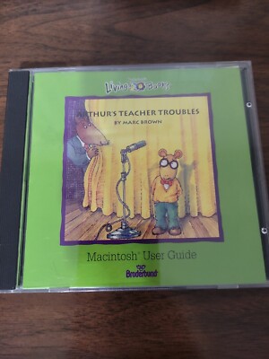 Arthur's Teacher Trouble Living Books CD-ROM for PC Windows/Mac (1993 ...