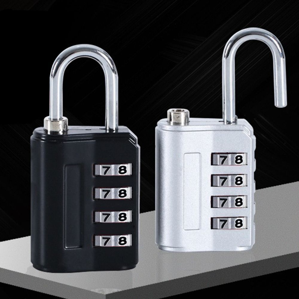 4 Digit Password Lock Dormitory Cabinet Lock Coded Lock Luggage Padlock ...