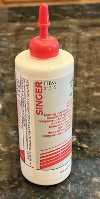 Singer All Purpose Sewing & Knitting Machine Oil 4 fl. oz. Bottle U.S.A ...