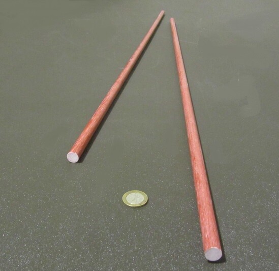 Fiberglass GPO3 Red Round Rods .500" (1/2") Diameter x 36 Inch Length ...