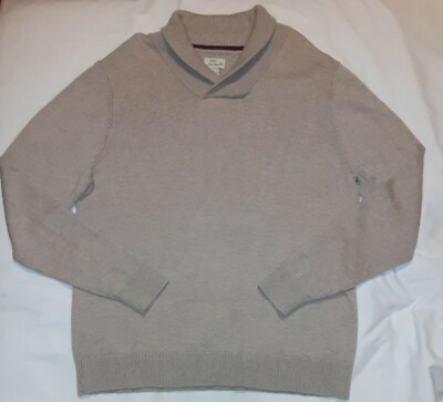 Bob Timberlake Oatmeal Beige Collar Neck Cozy Sweater Cashmere Wool ...