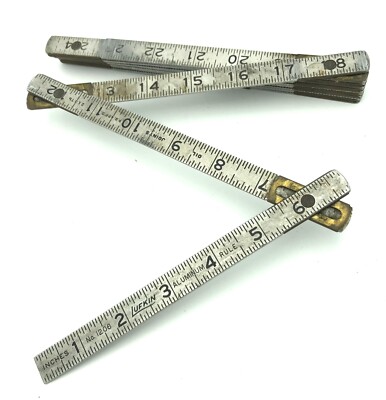 Vintage! Lufkin Aluminum Metal Ruler 1"-72" No.#1206 | eBay