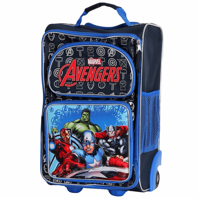 Marvel Avengers Kids Luggage Suitcase With Rollers for sale online | eBay