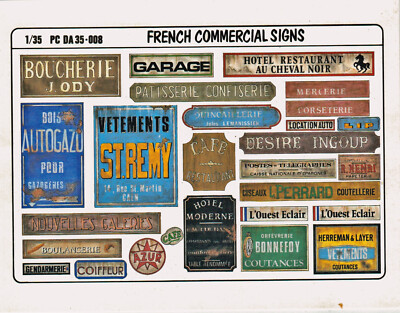 1/35 Verlinden - French comercial sign AO - 35-009 | eBay
