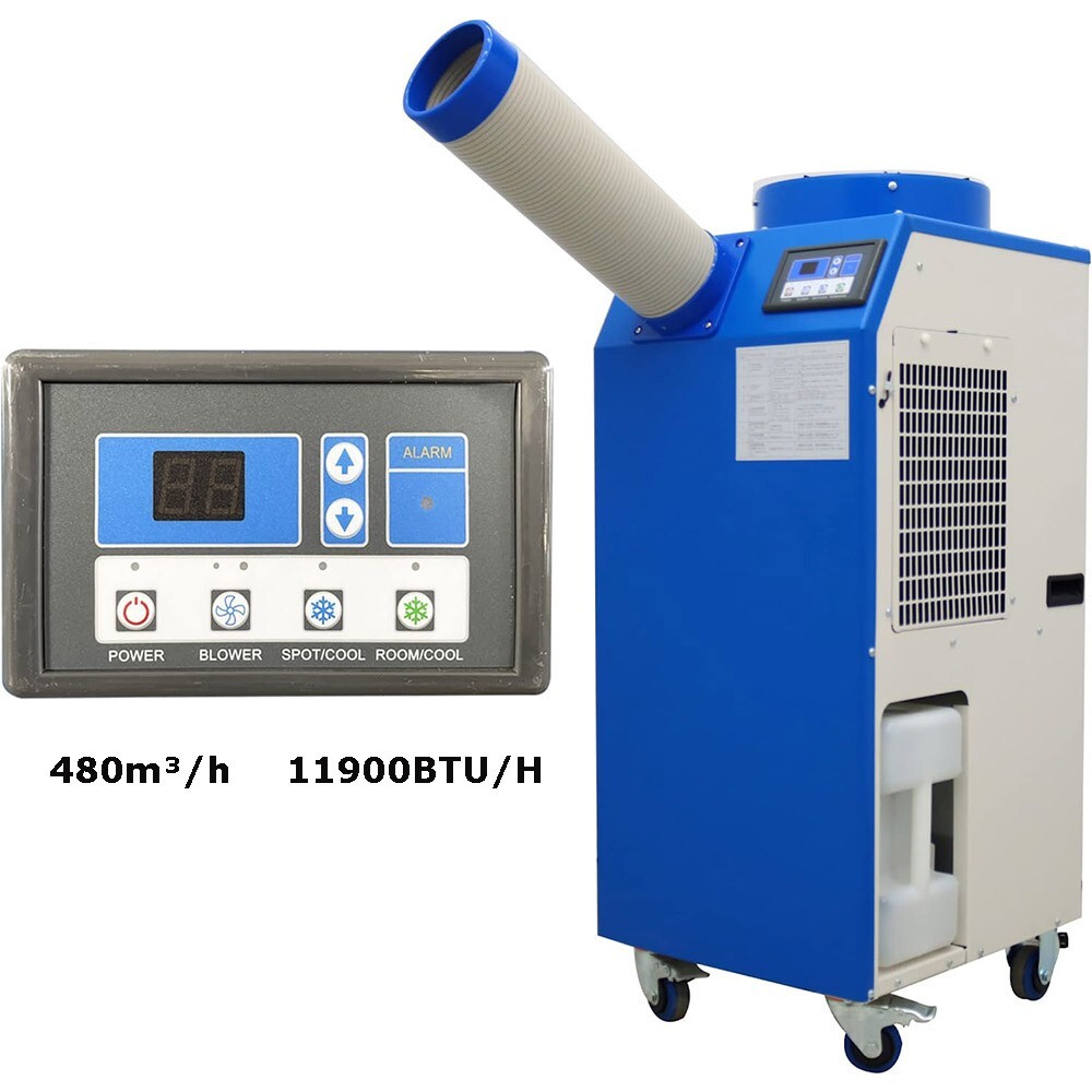 Industrial Portable Air Conditioner Single Column 110V MAC-35 480m³/h ...