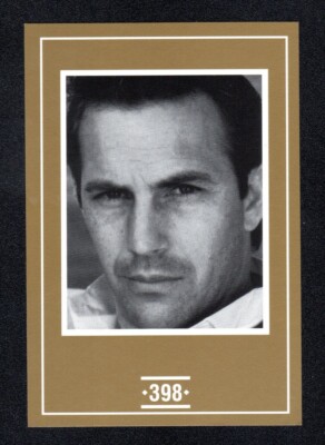 Kevin Costner Actor 1991 Face To Face Game Famous Celebrity Card | eBay