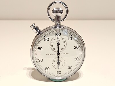 VINTAGE RARE RACING WORKS SWISS SPLIT 100 SECONDS STOP WATCH ...