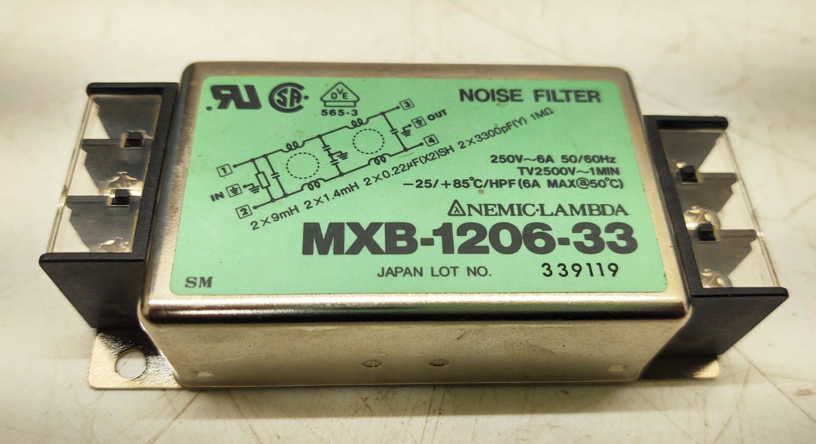 🔥Lambda MXB-1206-33 Noise Filter (Lot of 2) | eBay