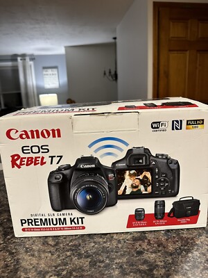 Cannon T7 Rebel Premium Kit Read Description | eBay