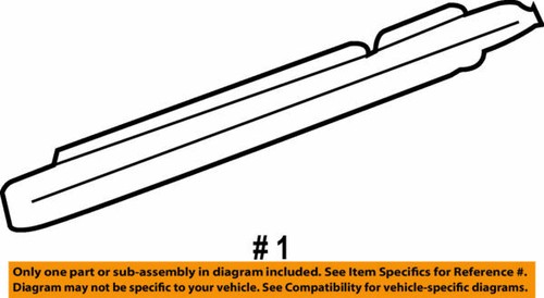 68230-52070 Toyota Weatherstrip assy, rear door glass, outer lh ...