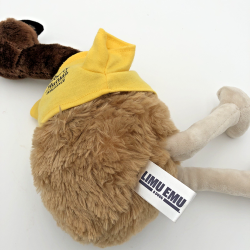 Limu Emu & Doug Liberty Mutual Insurance Plush w/Shirt 15” Stuffed ...