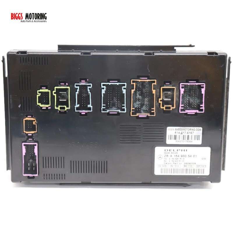 2006-2012 Mercedes Benz W164 R350 Rear Sam Control Module A 164 900 54 ...