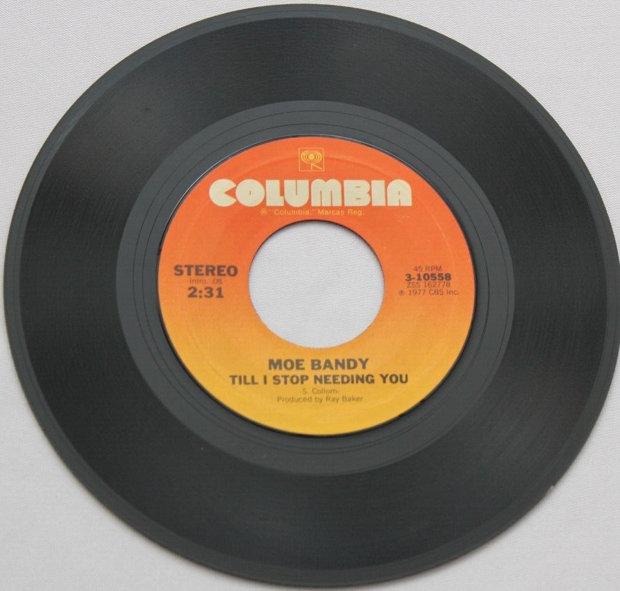 MOE BANDY COWBOYS AIN'T SUPPOSED TO CRY 45 7" VINYL RECORD (3-10558) | eBay