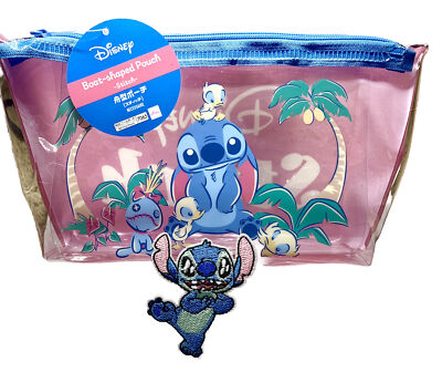 Disney Lilo & Stitch Zipper Pouch & Iron On Patch SET | eBay