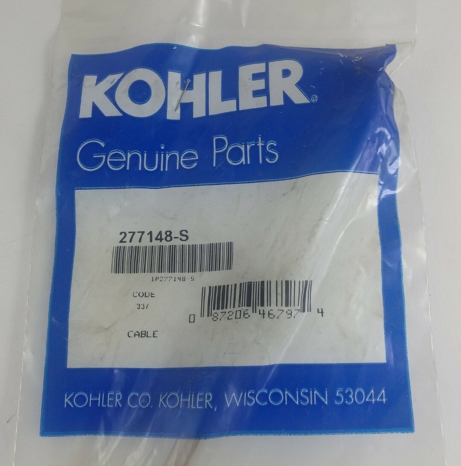 NEW GENUINE KOHLER THROTTLE CONTROL CABLE 277148 S OEM (M22) | eBay