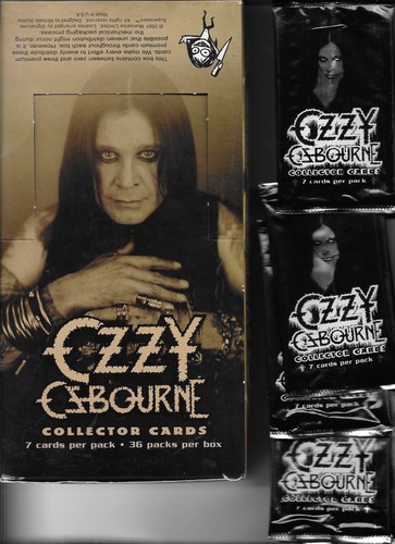 Black Sabbath/Ozzy INCREDIBLE CLOSE TO COMPLETE CARD SET WITH BOX AND ...