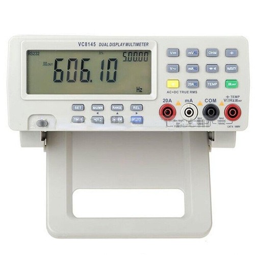 VC8145 Digital Bench Top DMM Multimeter Temp Meter Tester PC 80,000 ...