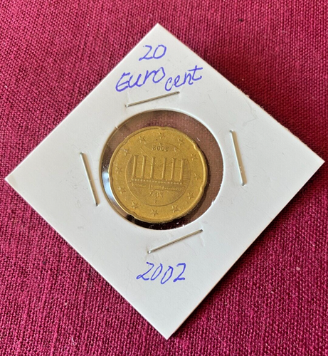 20 Cent Euro Coin 2002 Collectible As Pictured | eBay