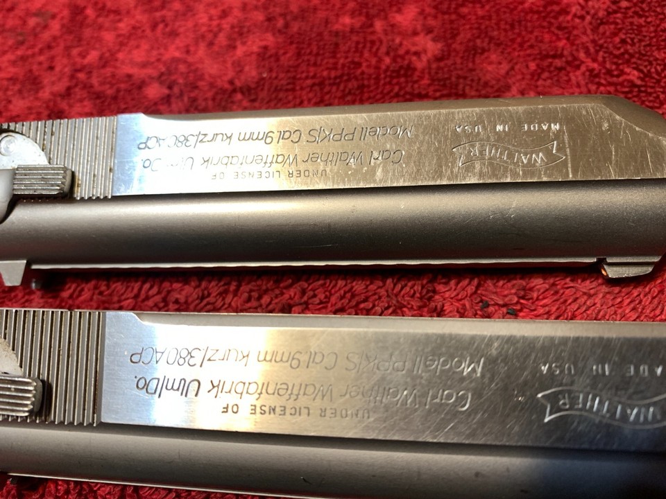 Walther PPKs Slide- Sights- Firing Pin- Extractor- 1 ONLY- .380 ACP 9mm ...