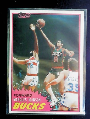 1981-82 Topps Marques Johnson #24 - Milwaukee Bucks - NM/MT | eBay