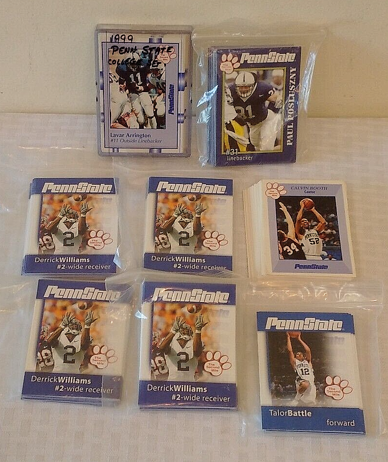 8 Penn State Nittany Lions Second Mile card Set Lot Football 1999 2005 ...