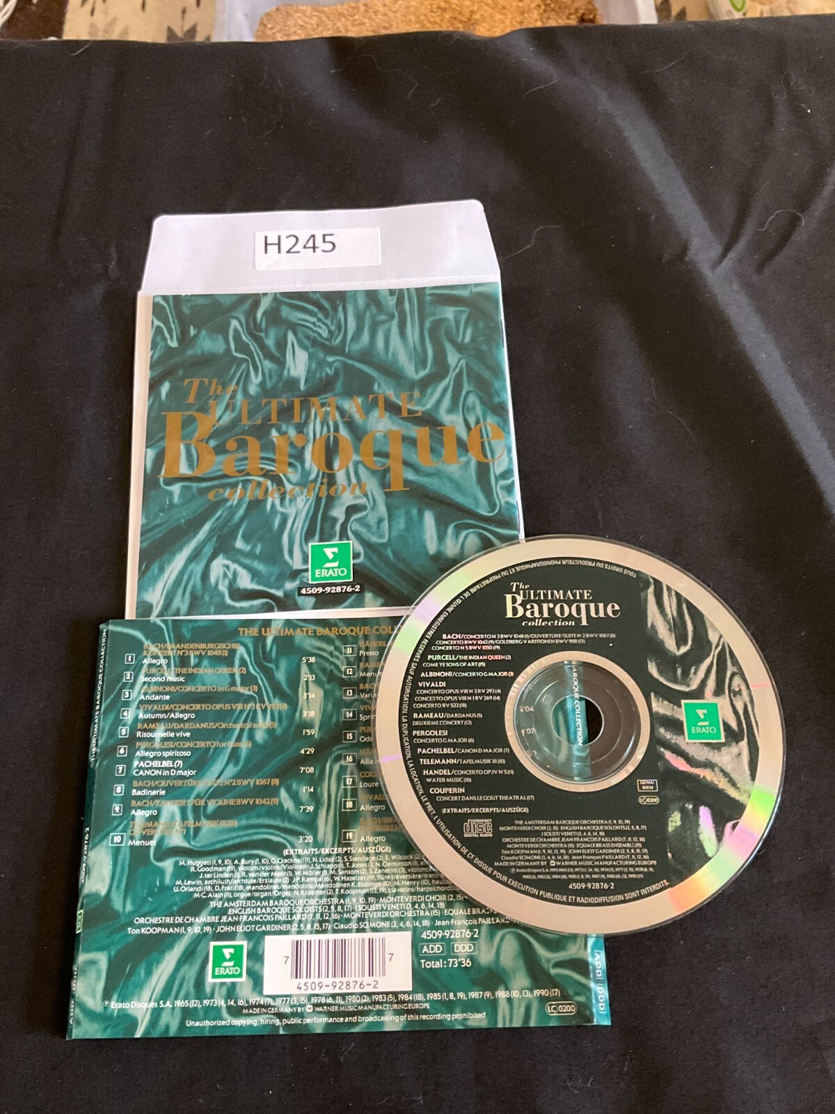 Baroque Collection - Audio CD By Ultimate Baroque Collection No Case # ...