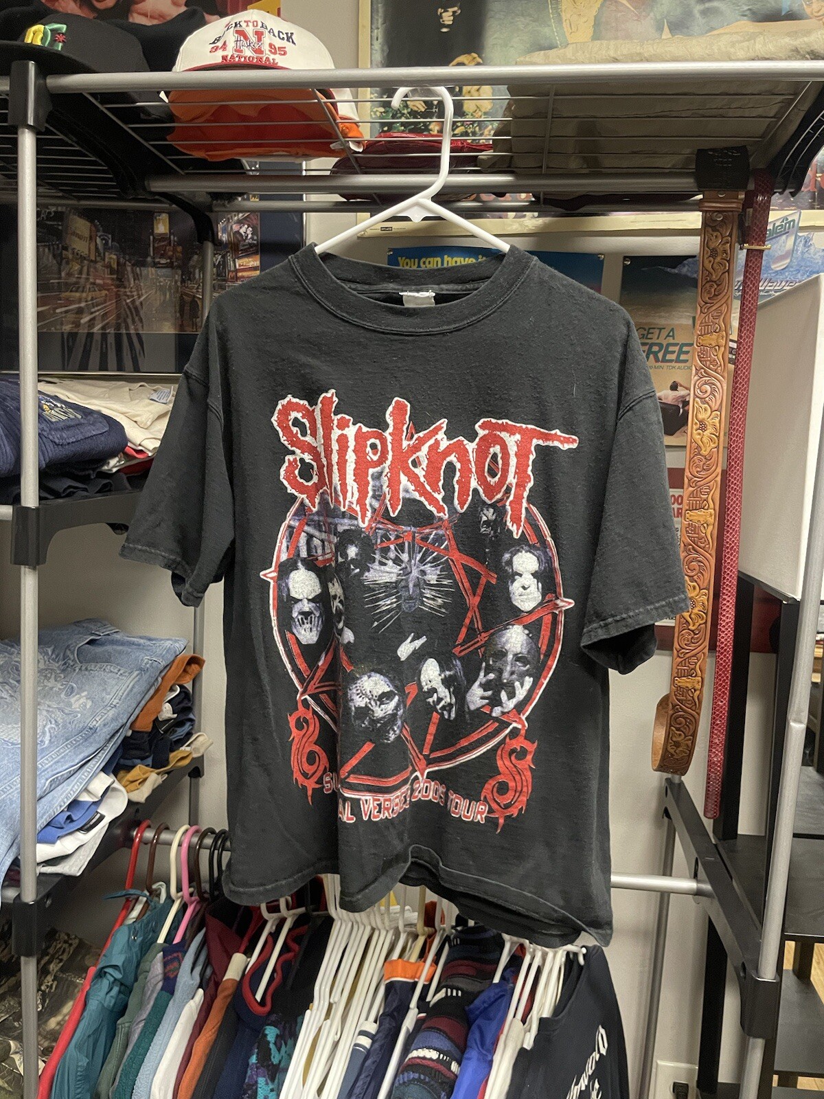 2000s Slipknot tour Tee Lamb Of God Shadows Fall - Gem