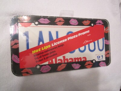 Hot Lips License Plate Frame New | eBay