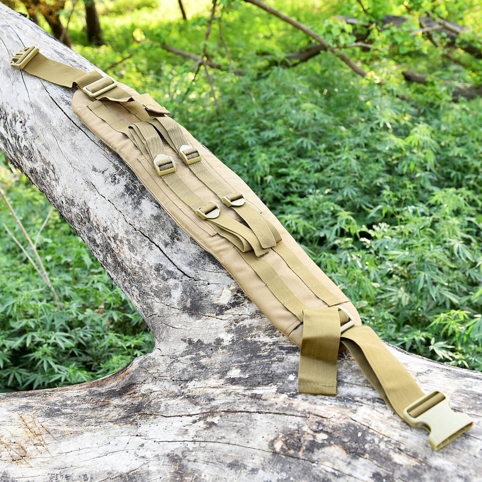 Coyote Military Alice Pack Kidney Pad Waist Strap Belt Camping Carry ...