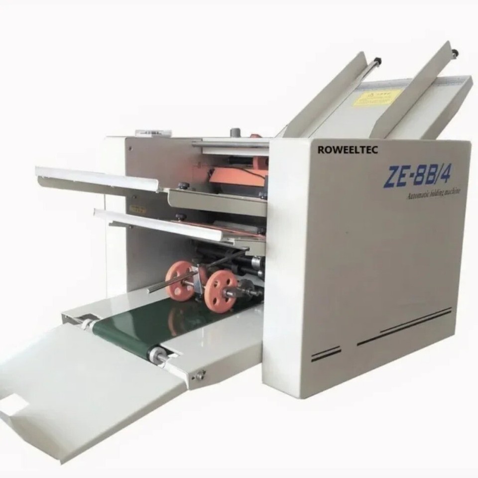 Automatic Paper Folding Machine Paper Folder Machine ZE-8B/4 4 Fold ...