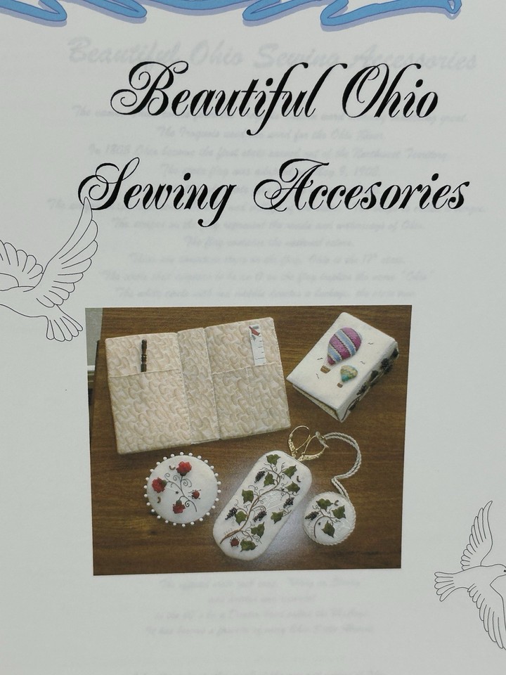 Ladybug Creations Cross Stitch Embroidery Needle point "Beautiful Ohio ...