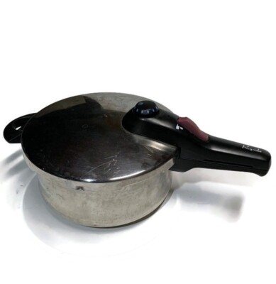 Fagor Rapida 4L Liter Pressure Cooker Stainless Steel Pot GAS INDUCTION ...