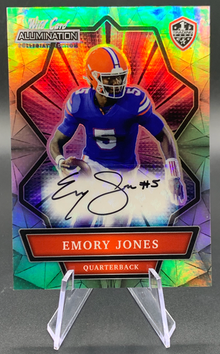 2021 Emory Jones RC #ANBC-A Wild Card Alumination Collegiate Edition ...