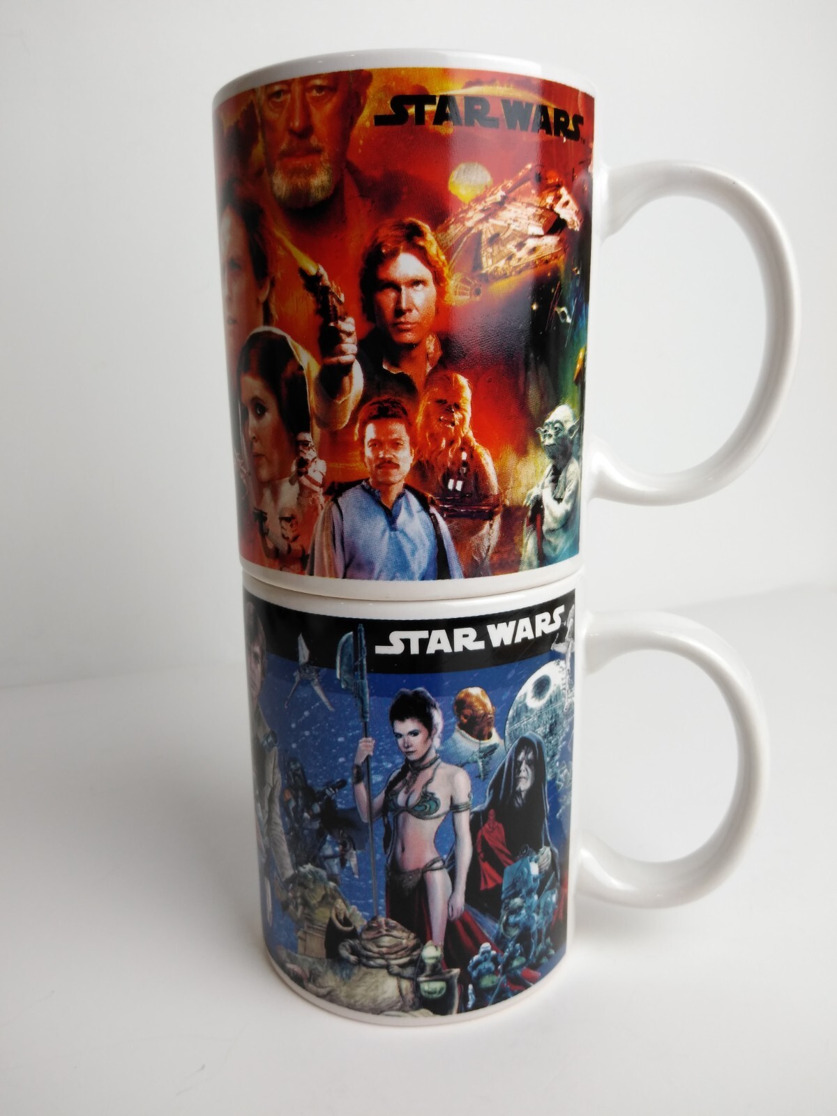 STAR WARS Coffee Mugs with Movie Image Collage (Set of Two) by Galerie ...