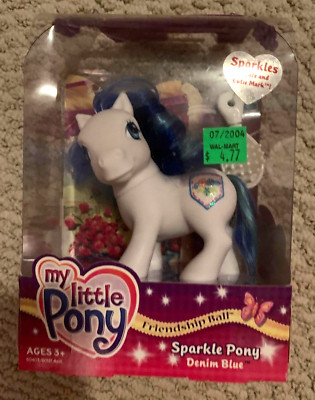 NEW! My Little Pony G3 Friendship Ball Sparkle Pony “Denim Blue” MIB | eBay