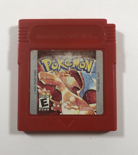 Authentic Pokemon Red Version (Nintendo Game Boy /GBC) Works, needs ...