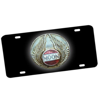 1900's Moon Motor Car Radiator Badge Emblem Design Aluminum License ...