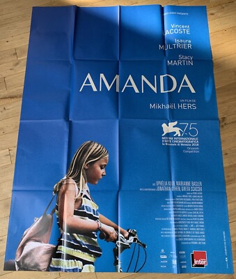 AMANDA Mikhaël Hers Vincent Lacoste Isaure Multrier GRANDE AFFICHE | eBay