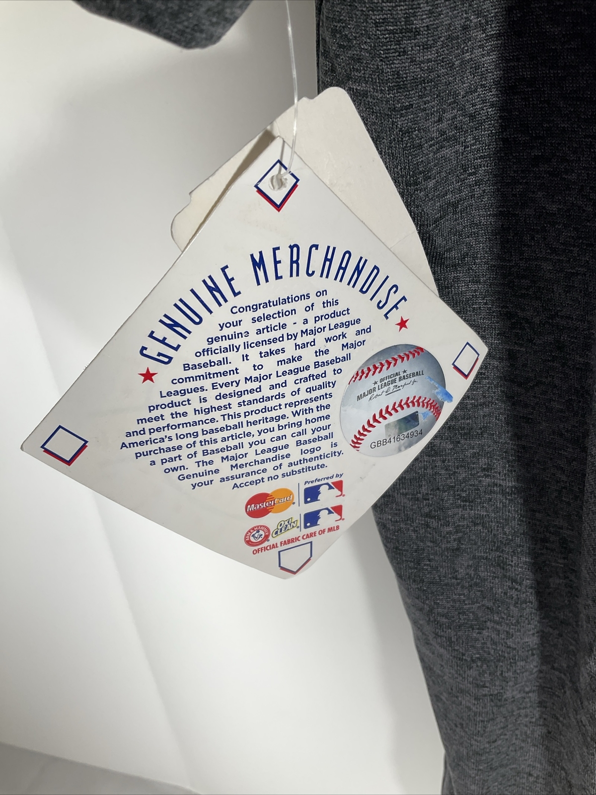 MLB Genuine Merchandise Boston Red Sox Men's Small T-Shirt Charcoal ...