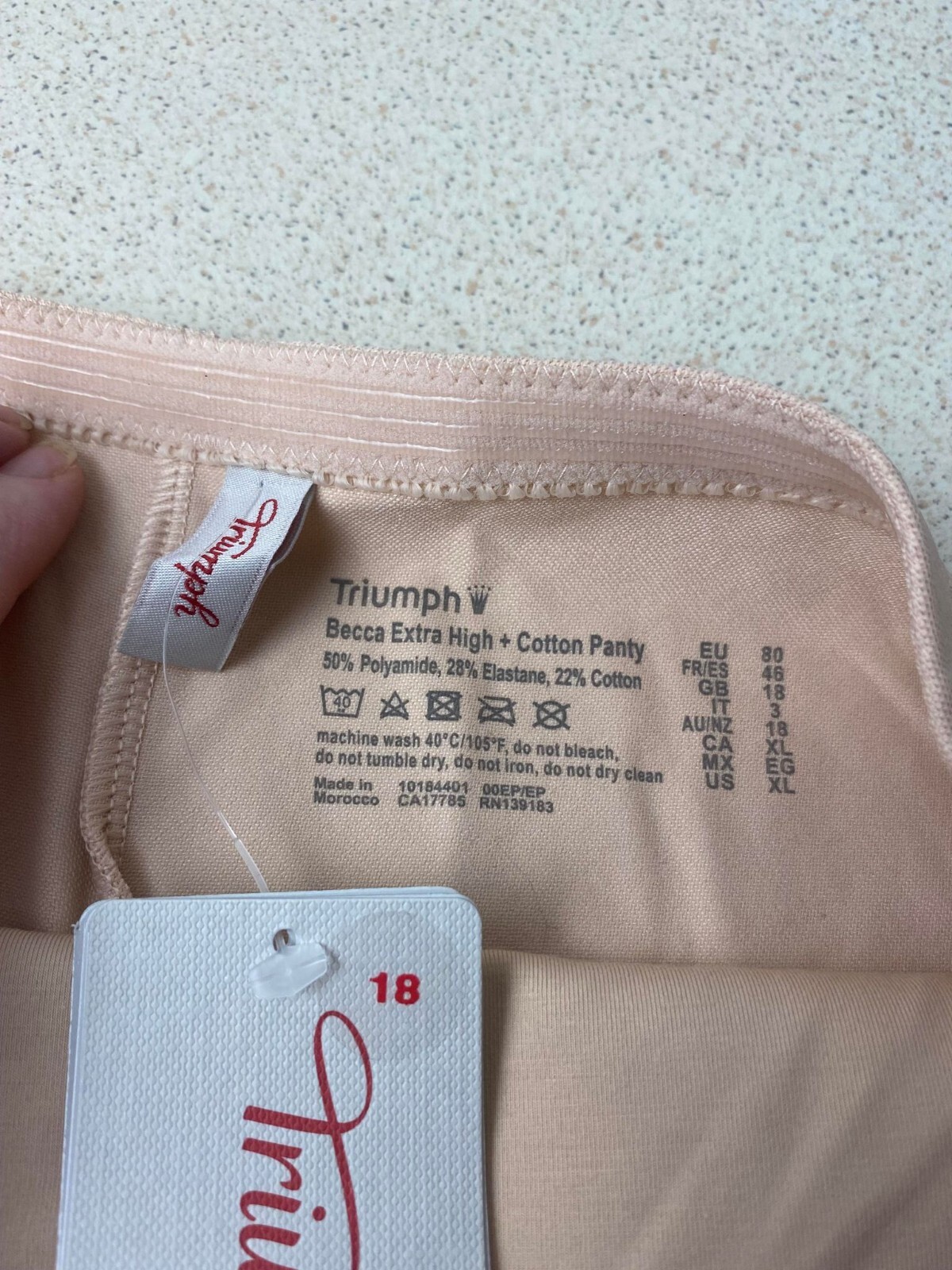 Triumph Extra High Shaping Neutral Beige Size 18 Women's Underwear ...
